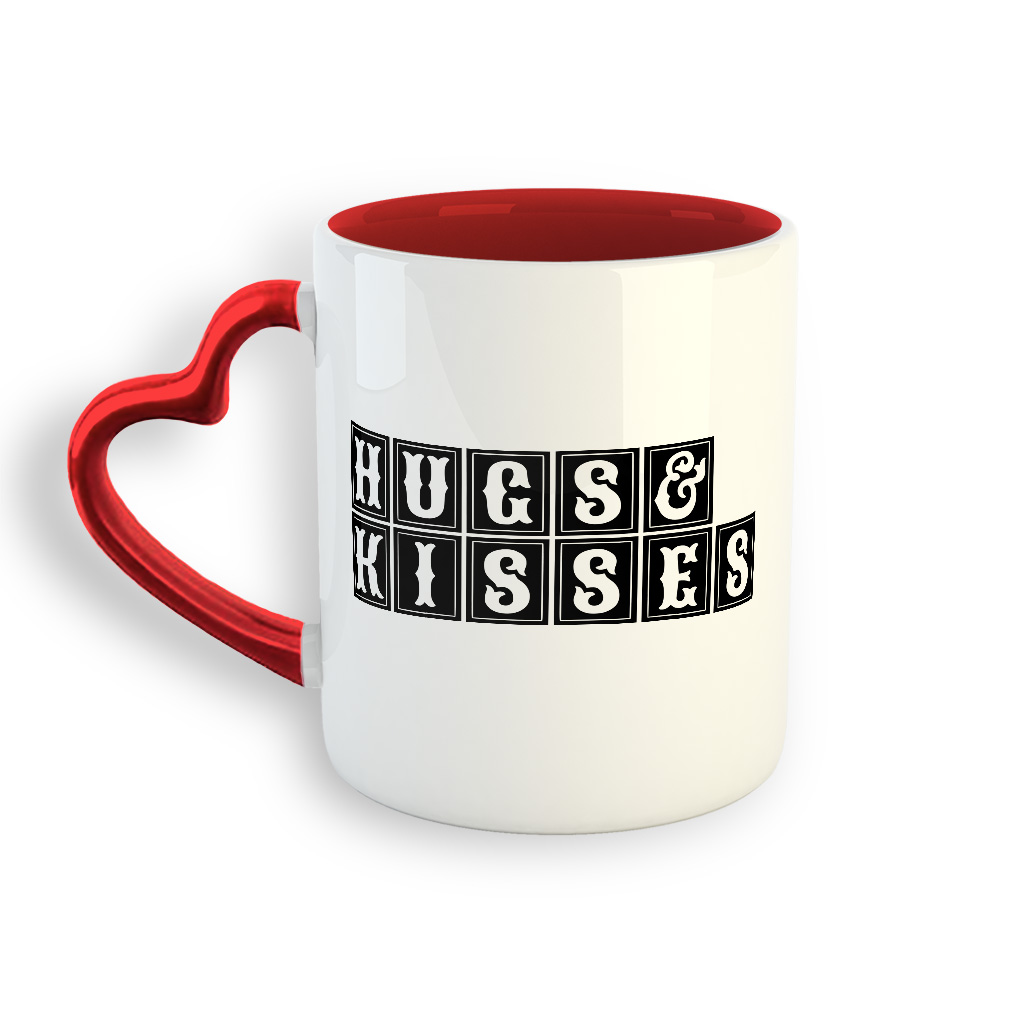 Ceramic Coffee Mug 11 Ounces Hugs & Kisses Inspiration & Motivation ...