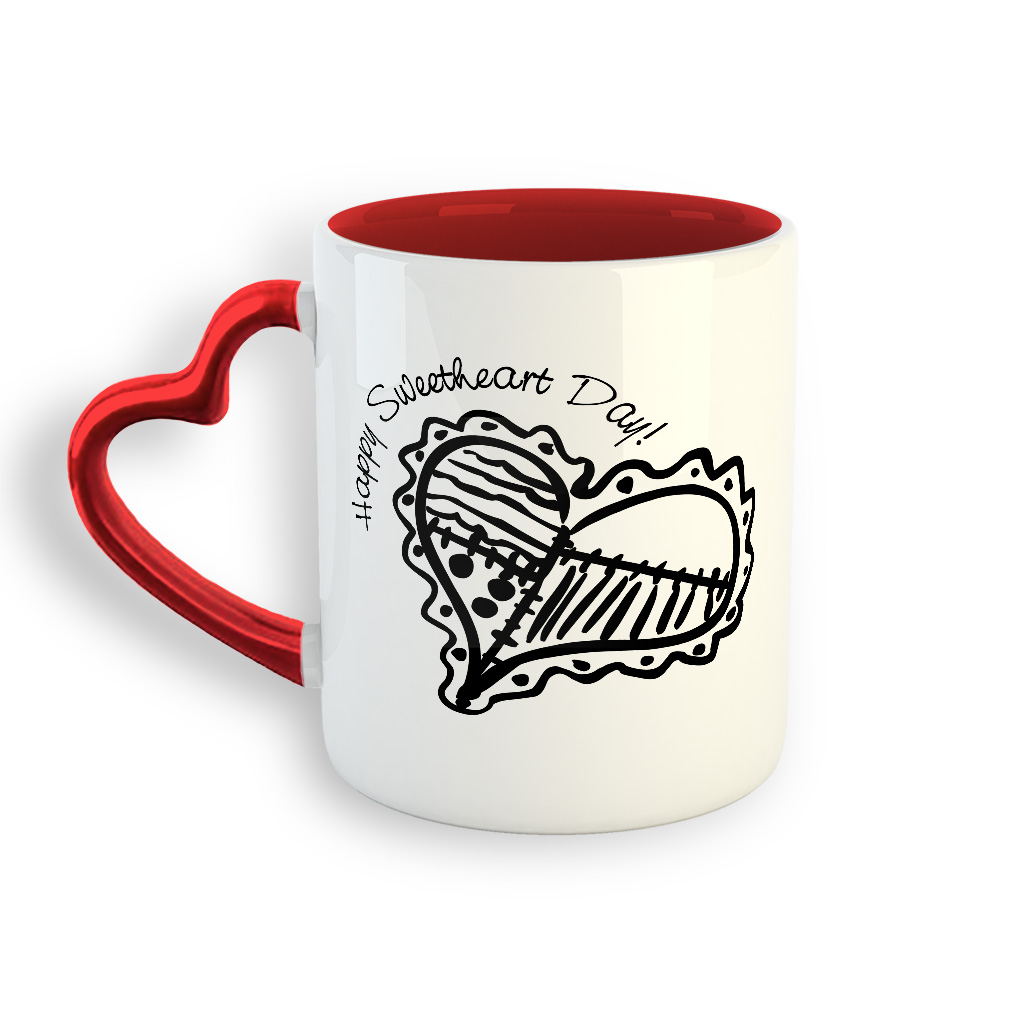 Coffee Mug Happy Sweetheart Day Holidays and Occasions Valentines Day ...