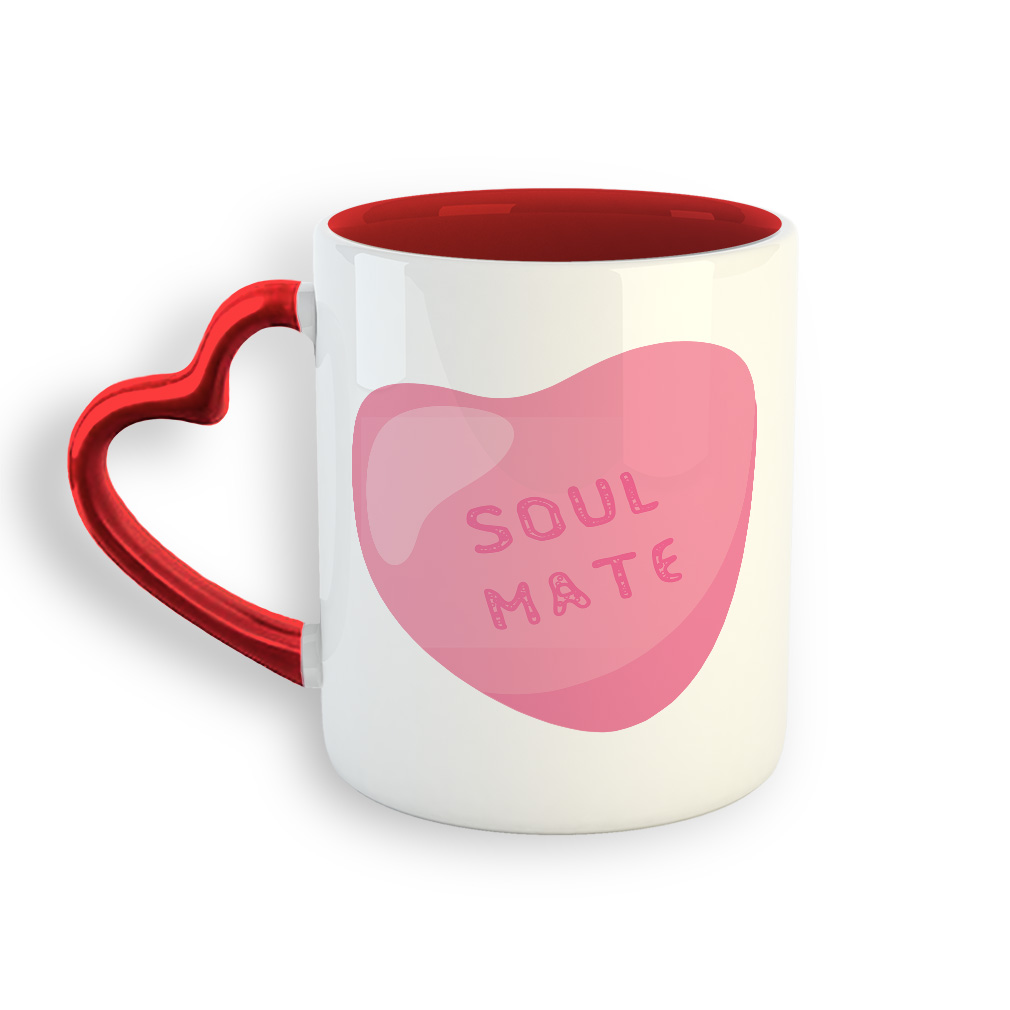 Ceramic Coffee Mug 11 Ounces Soul Mate Heart Valentines Day Tea Cup | eBay