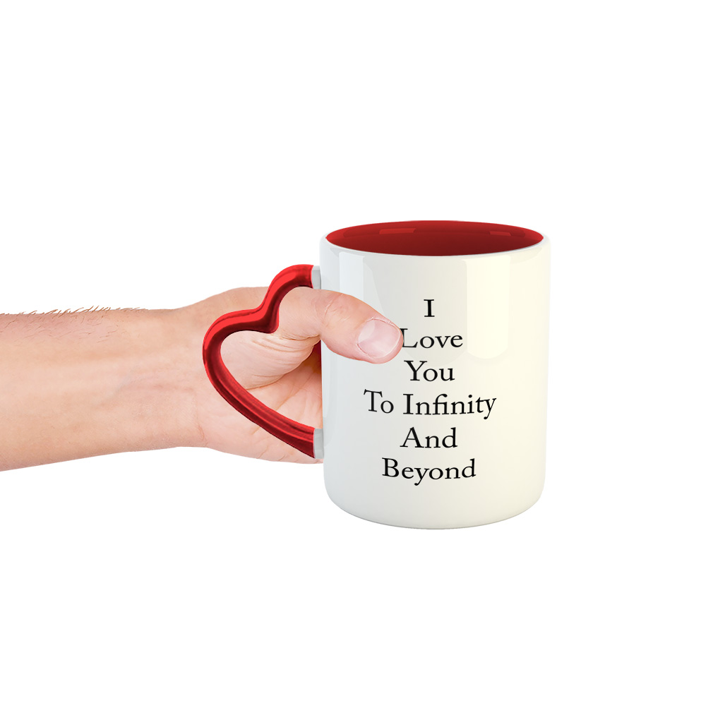Ceramic Coffee Mug 11 Ounces I Love You to Infinity and Beyond Tea Cup ...